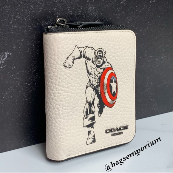 Coach | Bags | Coach Marvel Captain America Wallet | Poshmark